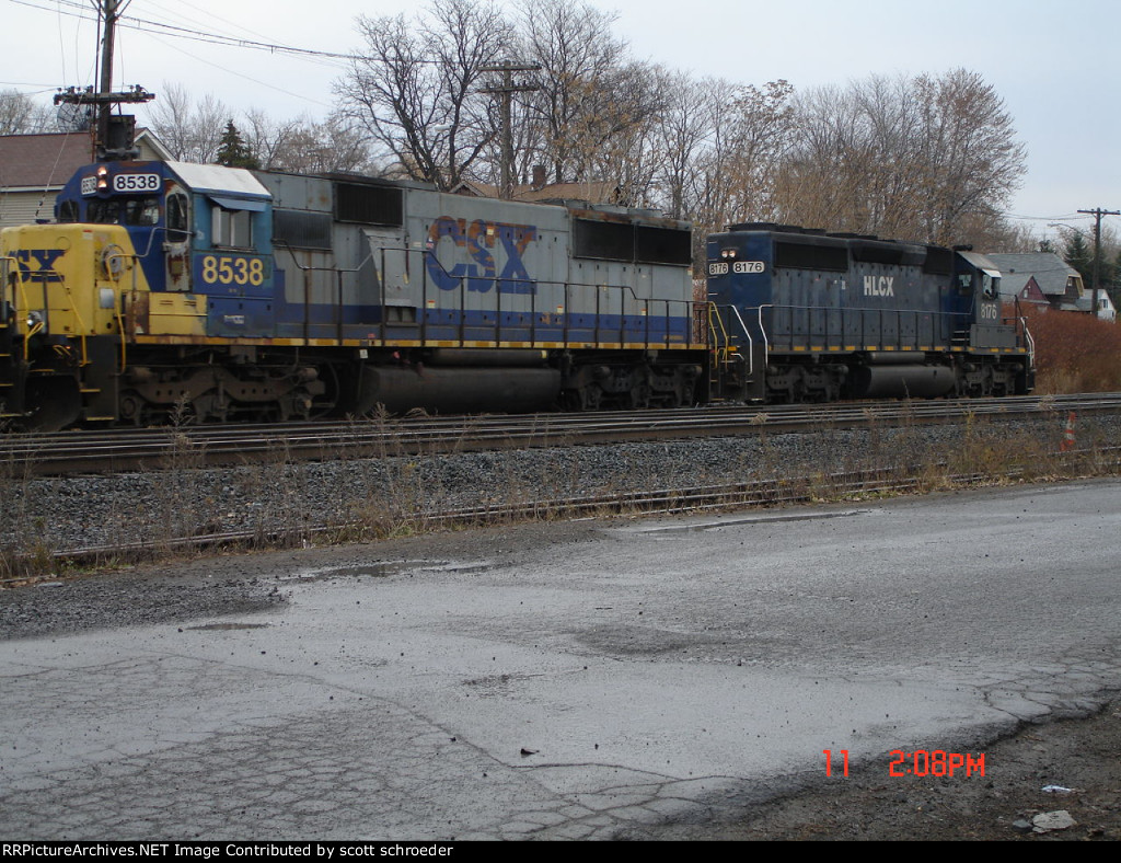 EB CSX Manifest Freight about to enter DeWitt Yard